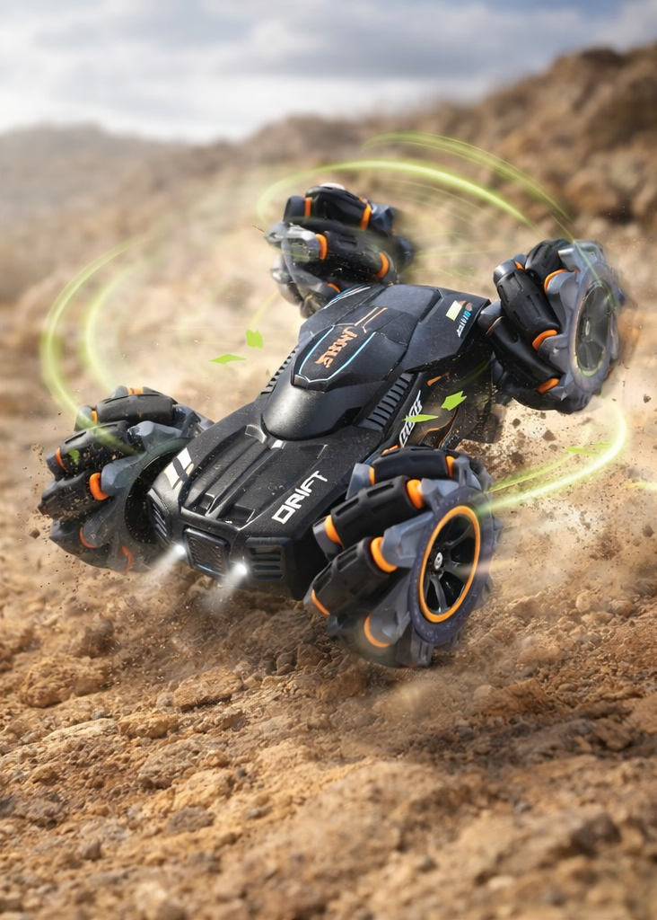 360° Stunt RC Car – 4WD Drift & Rotation Car – SriKdm